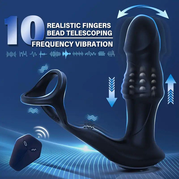 Vibrator Prostate Massager with Oscillating Thrust and Vibration Remote ...