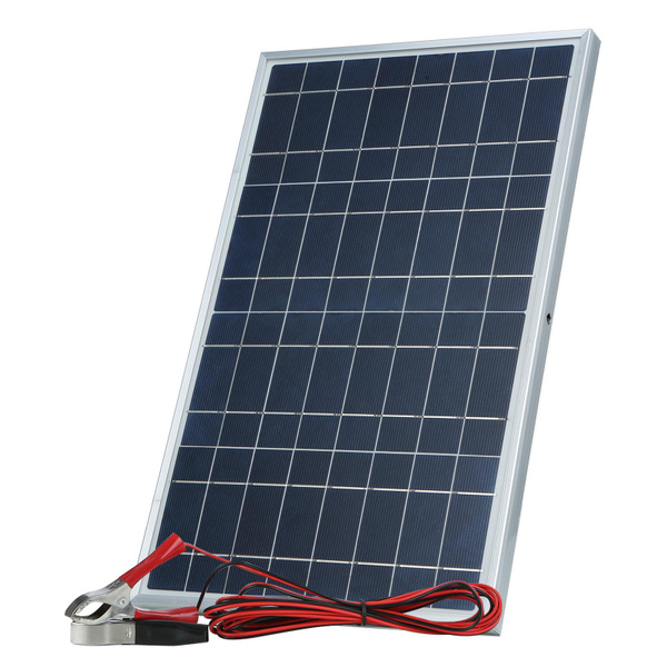 30W D C 12V/18V Solar Panel Kit Set with Alligator Clip/ IP65 Water ...