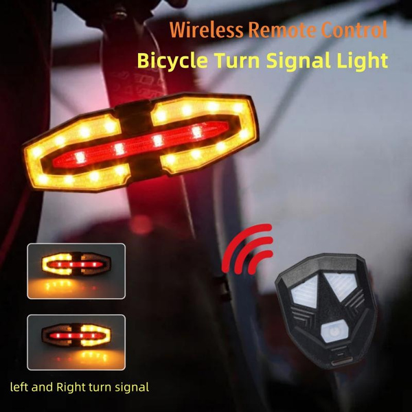 Smart 5 Modes Bicycle Turn Signal Tail Light Outdoor Security Cycling ...
