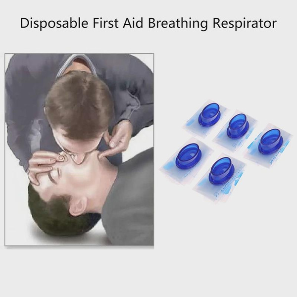 Disposable Emergency Artificial Respiration Mouth-Mouth CPR Face Shield ...