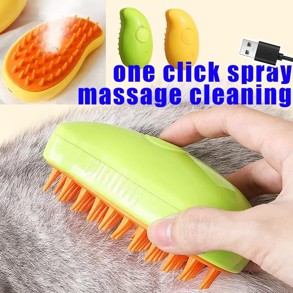 Pet Cat Comb Dog Hair Removal Self Cleaning Flea Comb for Cats Dog ...