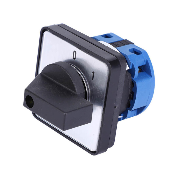 AC 660V 20A Changeover Selector Switch, 2-Position 4 Terminals Locking ...