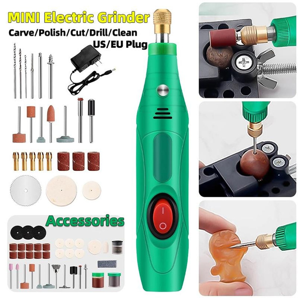 Power Tools Electric Mini Drill Rotary Grinder DIY Drill Polishing ...