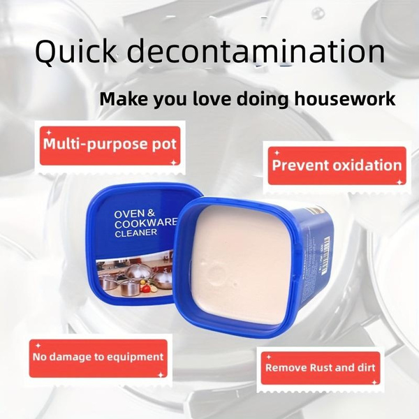 1pc, Oven And Cookware Cleaner, Stainless Steel Cleaning Paste, Kitchen ...