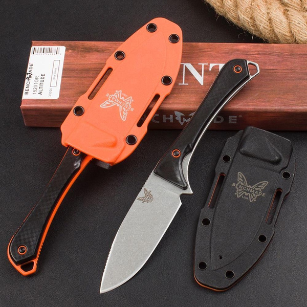 Benchmade Knives: 15201OR Altitude Fixed Blade Tactical Survival ...