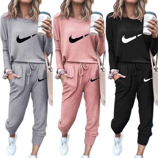 New Fashion Women Track Suits Sports Wear Jogging Suits Ladies Hooded ...