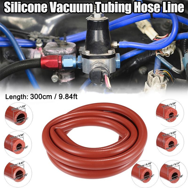X AUTOHAUX 6/8/10/12/14/16/18mm ID Silicone Vacuum Tubing Hose Line/Air ...