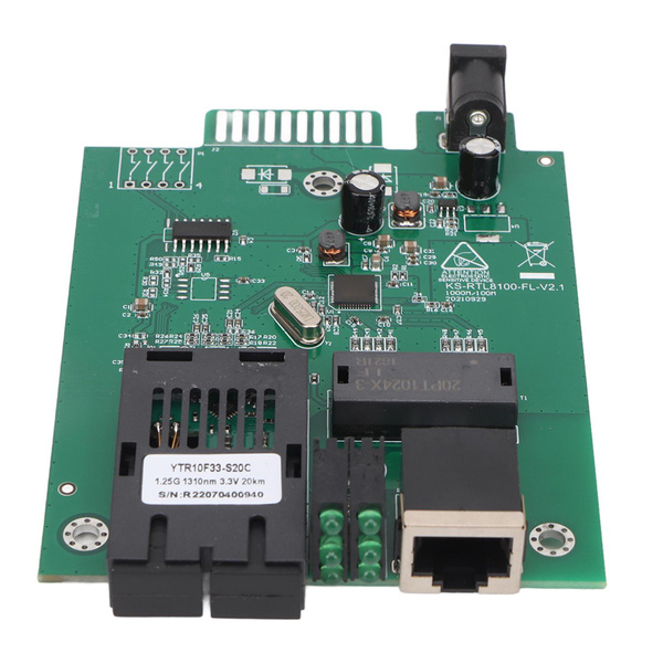 Dual Fiber Converter Module, Up To 20km 1000Mbps Fiber Transceiver for ...