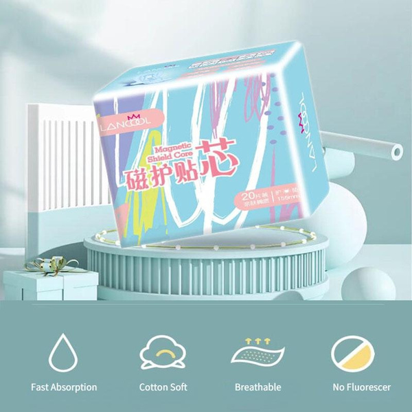 20pcs/pack 155mm Magnetic Shield Core Feminine Pad - Reliable ...