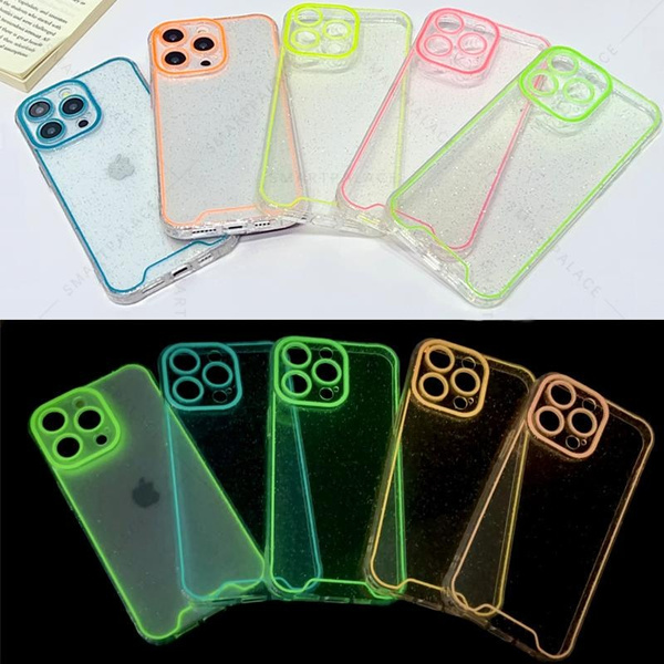 Clear Luminous Case for iPhone 11 12 13 14 15 Pro Max case Compatible ...