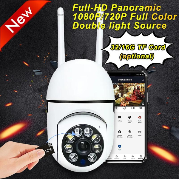 Wireless WiFi FHD Camera Light Bulb Security IP Camera Dome ...
