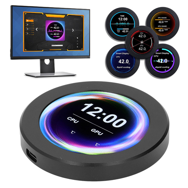 AIO Display Screen Upgrade Kit 2.1in CPU Liquid Cooler LCD Display Temp ... AIO Display Screen Upgrade Kit 2.1in CPU Liquid Cooler LCD Display Temp ...