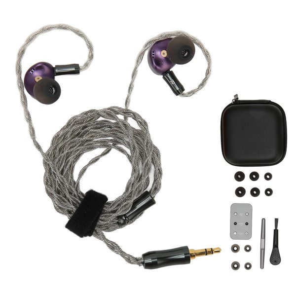 In - Ear Monitor Headphones, Dynamic Dual Driver Wired Earbuds with ...