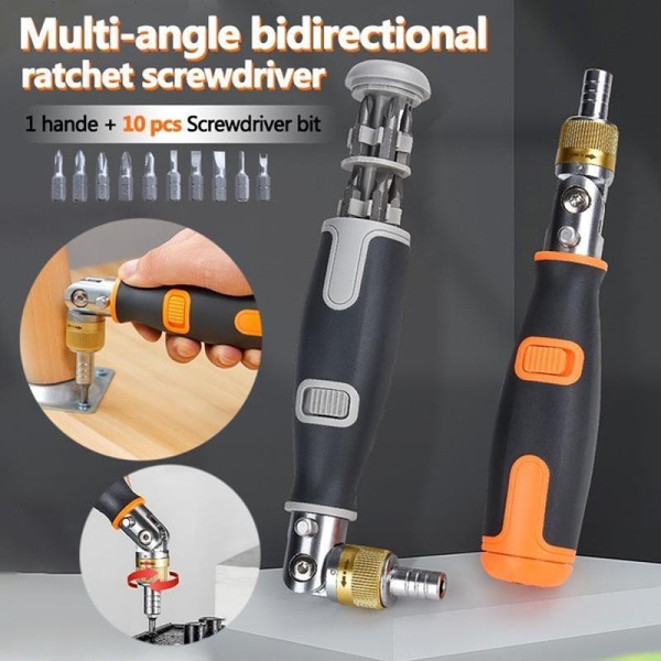 1Pc New 10 in 1 Professional Screwdriver Set Hand Tool Multi Angle ...