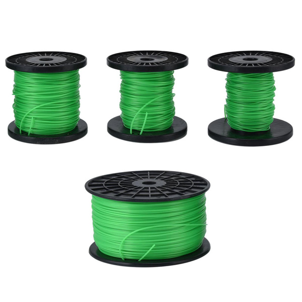 2mm Trimmer Line Mower Round Spool Green String Trimmer Line String ...