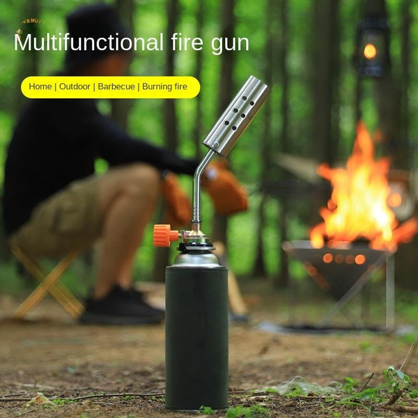 New Stainless Steel Cassette Spray Gun Outdoor Barbecue Cooking Igniter ...