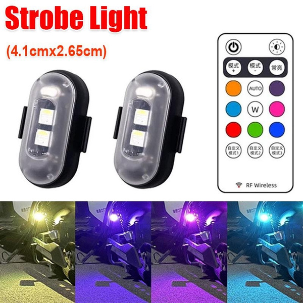 2pcs/set LED Emergency Light with Strobe Light Drone Motorcycle Bicycle ...