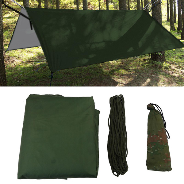 Outdoor Portable Lightweight Waterproof Rain Tarp Fly Tent Tarp | Wish
