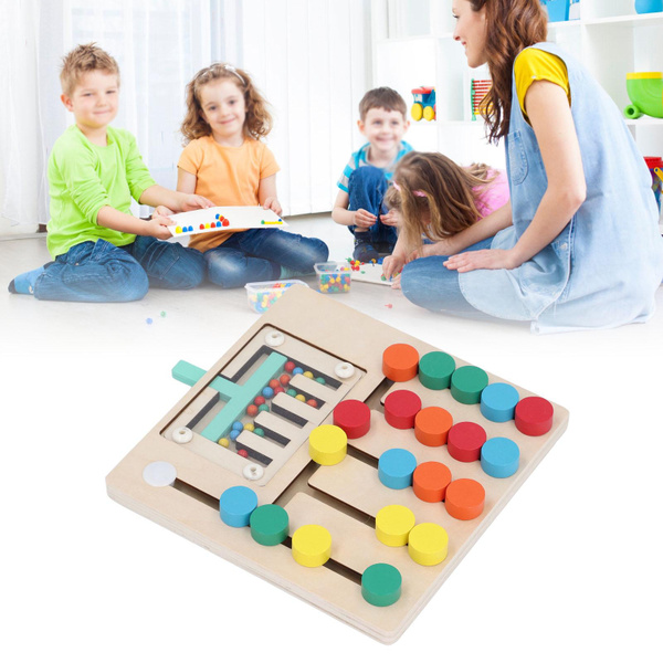 Color Matching Slide Puzzle 5 Colors Slide Puzzle Board Early ...