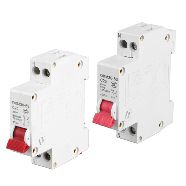 1 Pole 230V Miniature Circuit Breaker Low Pressure Switch Single Phase ...