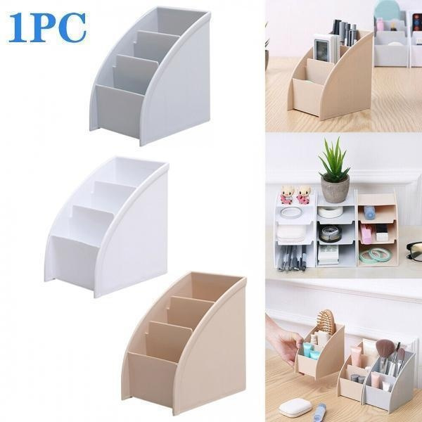 1PC Plastic Desktop Storage Box Cell Phone Holder TV Remote Control ...