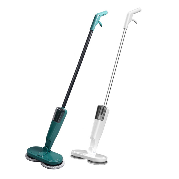 Cordless Electric Mop, Retractable Mop with Water Spray, Rechargeable ...
