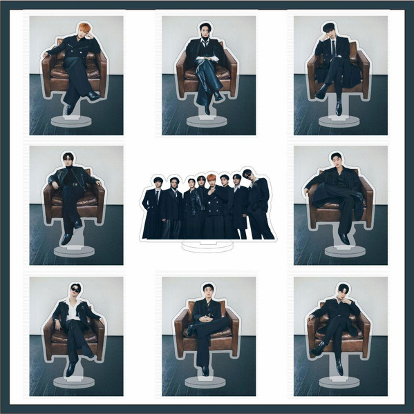 2024 New Kpop ateez newablum Cartoon Cute Acrylic transparent standing ...