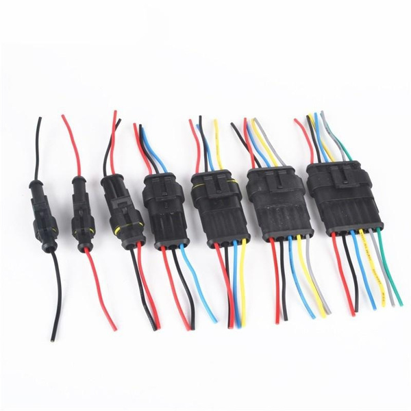 Waterproof Electrical Connector Plug 1/2/3/4/5/6 Pin Connector Plug ...