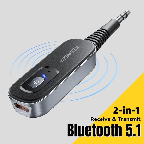 Essager 2 in 1 Wireless Bluetooth 5.1 Receiver Transmitter 3.5mm Jack ...