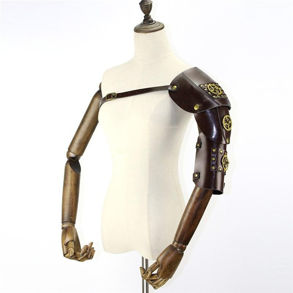 Steampunk Arm Guard Retro Gear Mechanical Medieval Cyberpunk Leather ...