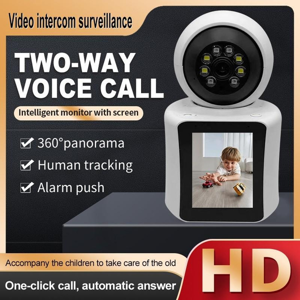 1080P Smart Home Security Camera 2.4Ghz Wireless WiFi Camera Night ...