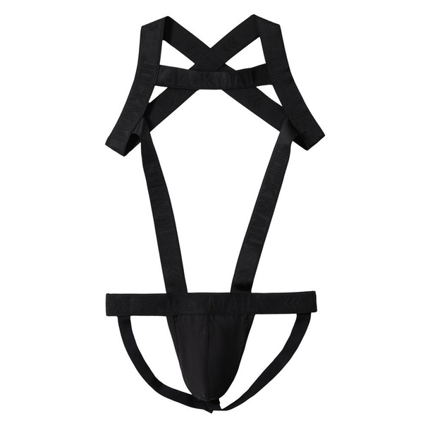 JOCKMAIL 1pc Men's Sexy Jockstrap With Suspender, Sexy Elastic Comfy ...