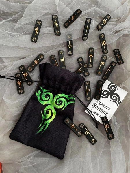 Ogham's Fortune Oracle Set Ogham Runes Celtic Runes Celtic Alphabet ...