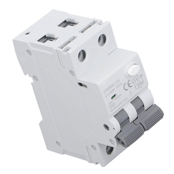 Residual Current Operated Circuit Breaker, 16A 230V Leakage Fault ...