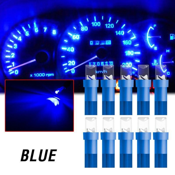 10pcs T5 LED Car Dash Dashboard Lights 74 73 286 Instrument Panel Lamp ...