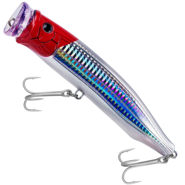 THKFISH Popper Lures Saltwater Tuna Popper Topwater Fishing Lures for ...