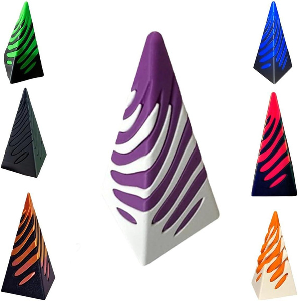 Pyramid Passthrough Sculpture, 3D Impossible Pyramid passthrough ...