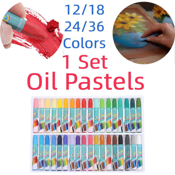 12/18/24/36 Colors Oil Pastels Oil Crayons Colorful Oil Pastels For ...