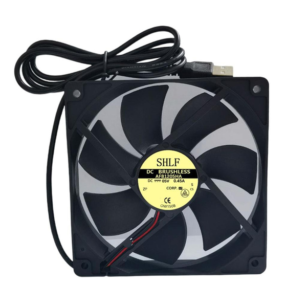 USB Fan 5V 12025 12CM Cooling Fan Quiet Computer Case Chassis Router ...
