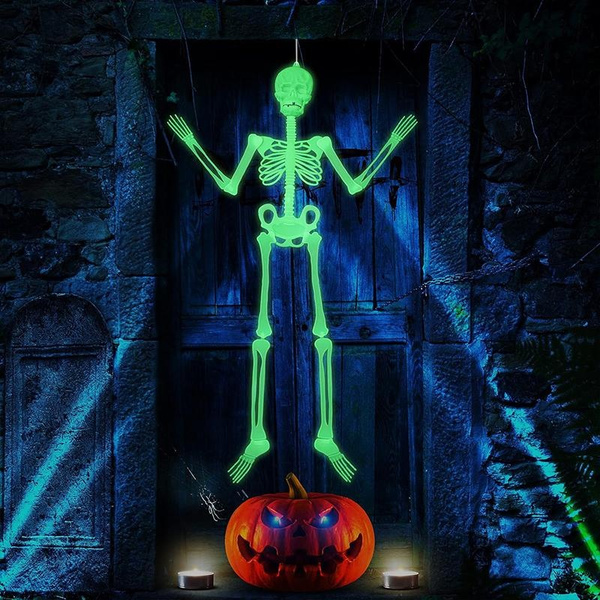 1 Pc Posable Halloween Skeletons, Full Body Posable Joints Skeletons ...