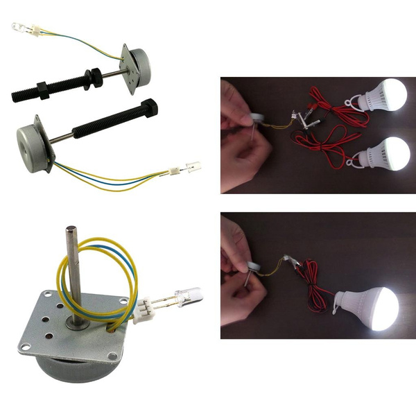 Three-phase Brushless Generator Wind Hand Generator DIY Motor Science ...