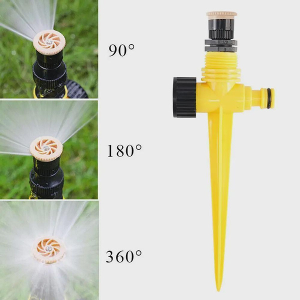 Garden Sprinkler 360° Rotation Irrigation Watering System Automatic ...