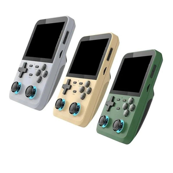 D007 3.5Inch IPS Screen Retro Handheld Game Consoles Android System 64G ...