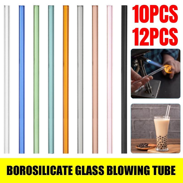10pcs/12pcs 8 Inch Thick Wall Borosilicate Glass Tubes Glass Blowing ...