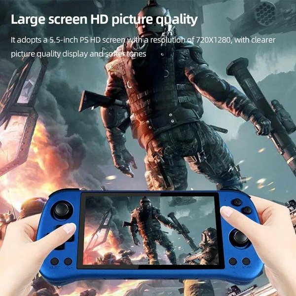 X55 Handheld Game Console 5.5 Inch IPS Screen Open Source System Retro ...