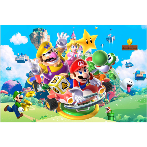 Super Mario Backdrop, 1 Pcs Mario Backdrop, Super Mario Birthday ...