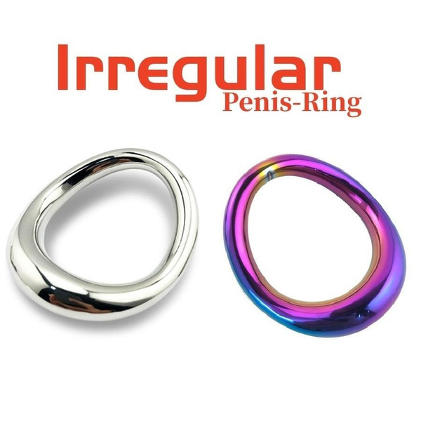Stainless Steel Penis Rings Irregular Design Cock Rings Metal Penis ...