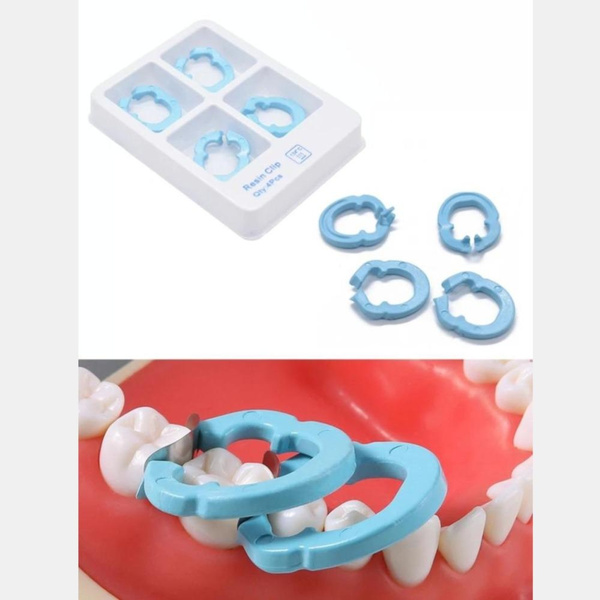 4Pcs/Set Dental Resin Clamping Ring Separator Ring Sectional Contoured ...