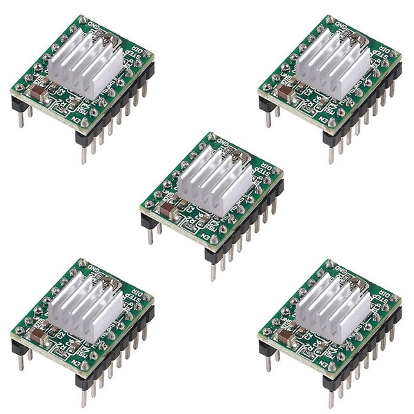 5pcs/set A4988 Stepper Motor Driver Module Adjustable Current Control ...