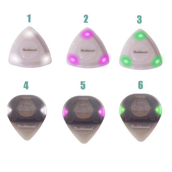 LED Glowing Guitar Pick Nonslip Folk Guitar Pick Acoustic Guitar ...
